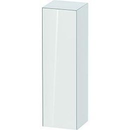 Duravit White Tulip Halbhochschrank WT1332L8585 40 x 36 cm, Weiß Hochglanz, 1 Türe links, 3 Glasfachböden