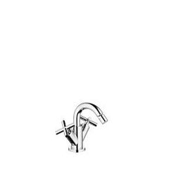 Dornbracht Bidet 2-Griff Armatur Tara. 2451089200 chrom, Kreuzgriff, mit Ablaufgarnitur