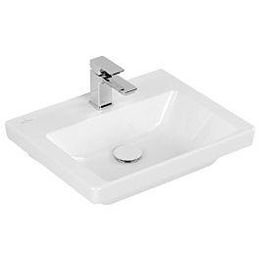 Villeroy & Boch Villeroy und Boch Subway 3.0 Handwaschbecken 4370FGR1 50x40cm, mit Hahnloch/ohne Überlauf, weiß C-plus