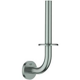 Grohe Essentials WC-Reservepapierhalter 40385DC1 supersteel, Wandmodell, verdeckte Befestigung