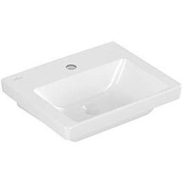 Villeroy & Boch Villeroy und Boch Subway 3.0 Handwaschbecken 43704601 45x37cm, mit Hahnloch/ohne Überlauf, weiß