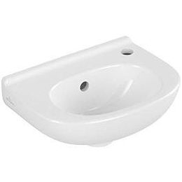 Villeroy & Boch Villeroy & Boch O.Novo Handwaschbecken 53603801 Compact, mit Überlauf, Hahnloch rechts, weiß