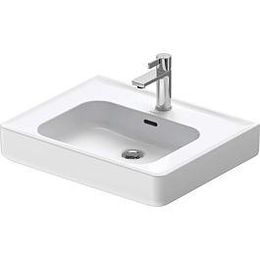 Duravit Soleil by Starck Waschtisch 2376600000 60 x 48 cm, weiß, mit Hahnloch, Überlauf, Hahnlochbank