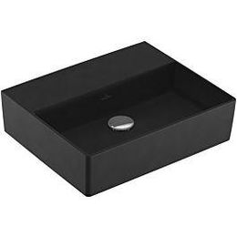 Villeroy & Boch Villeroy und Boch Villeroy & Boch Memento 2.0 Waschtisch 4A225FS5 50 x 42 cm, Ebony C-plus, ohne Hahnloch, ohne Überlauf