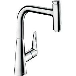 Hansgrohe Talis Küchenarmatur 72824000 chrom, Ausziehbrause, 2et