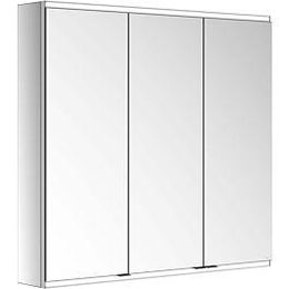 KEUCO Royal Modular 2.0 Spiegelschrank 800321101100300 1000 x 900 x 160 mm, 1 Steckdose, 1 Doppel-USB-Ladestelle, Wandvorbau, 3-türig, DALI