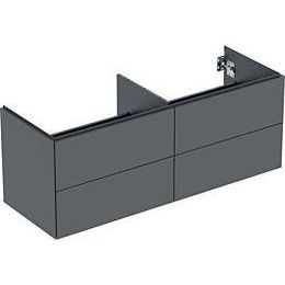 Geberit One Waschtisch-Unterschrank 505266003 133,2x50,4x47cm, 4 Schubladen, lava/lackiert matt