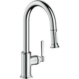 Hansgrohe Axor Montreux Küchenarmatur 16581800 Edelstahl-Optik, Ausziehbrause, schwenkbar