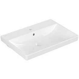 Villeroy & Boch Villeroy & Boch Avento Waschtisch 41586501 65 x 47 cm, weiss, mit Hahnloch und Überlauf