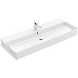 Villeroy & Boch Villeroy und Boch Villeroy & Boch Memento 2.0 Waschtisch 4A22CLRW 120 x 47 cm, Stone White C-plus, mit Hahnloch, mit Überlauf