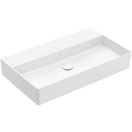 Villeroy & Boch Villeroy und Boch Villeroy & Boch Memento 2.0 Waschtisch 4A228FRW 80 x 47 cm, Stone White C-plus, ohne Hahnloch, ohne Überlauf