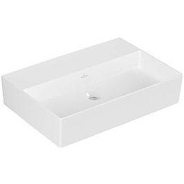 Villeroy & Boch Villeroy und Boch Villeroy & Boch Memento 2.0 Waschtisch 4A226FR1 60 x 42 cm, weiß alpin C-plus, ohne Hahnloch, ohne Überlauf