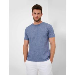 Brax Herren Shirt Style TIMMY, Blau, Gr. S