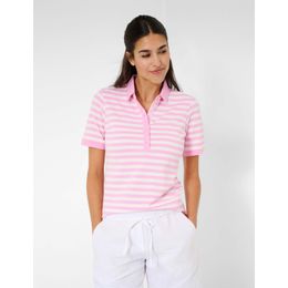 Brax Damen Poloshirt Style CLEO, Rosa, Gr. 34