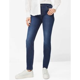 Brax Damen Röhrenjeans Style SHAKIRA, Blau, Gr. 34K