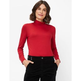 Brax Damen Langarmshirt Style CAMILLA, Rot, Gr. 36