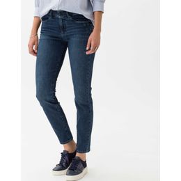 Brax Damen R&ouml;hrenjeans Style ANA USED REGULAR BLUE, denim blau, Gr. 38K