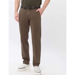 Eurex By Brax Herren Flatfronthose Style JIM, Khaki, Gr. 24