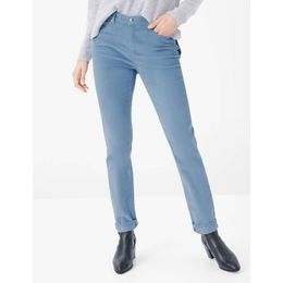 Brax Damen Cordhose Style MARY, Blau, Gr. 44