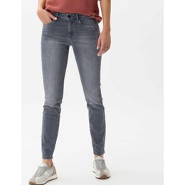 Brax Damen R&ouml;hrenjeans Style ANA USED GREY, denim grau, Gr. 38K