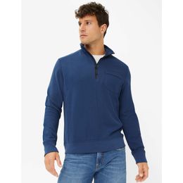 Brax Herren Sweatshirt Style SAVIO, Blau, Gr. L