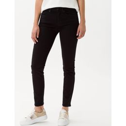 Brax Damen Röhrenjeans Style ANA, Schwarz, Gr. 32