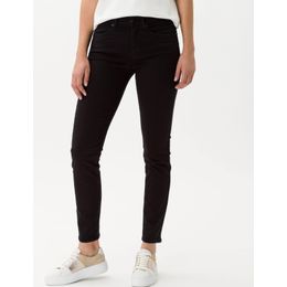 Brax Damen R&ouml;hrenjeans Style ANA CLEAN PERMA BLACK, denim perma schwarz, Gr. 44K