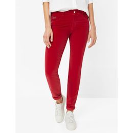 Brax Damen Röhrenjeans Style SHAKIRA, Rot, Gr. 34