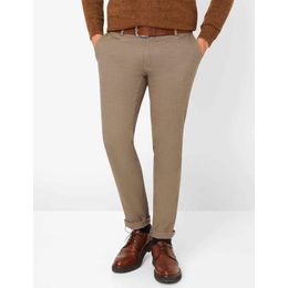 Brax Herren Flatfronthose Style FABIO, Beige, Gr. 30/32