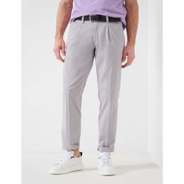 Eurex By Brax Herren Bundfaltenhose Style LUIS, light grey, Gr. 30U