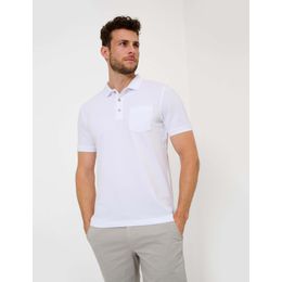 Brax Herren Poloshirt Style PETE, Weiß, Gr. XL