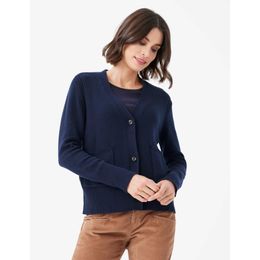 Brax Damen Strickjacke Style ALICIA, Blau, Gr. 34