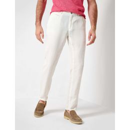 Brax Herren Flatfronthose Style FABIO, Weiß, Gr. 32/34