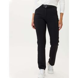 Raphaela by Brax Damen Cityhose Style PAULINE BLACK, perma schwarz, Gr. 36