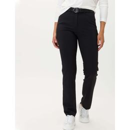 Raphaela by Brax Damen Cityhose Style PAULINE BLACK, perma schwarz, Gr. 48