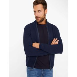 Brax Herren Strickjacke Style JAKE, Dunkelblau, Gr. L