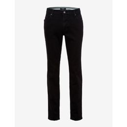 Eurex By Brax Herren Five-Pocket-Hose Style LUKE BLACK BLACK, denim schwarz, Gr. 24
