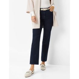 Raphaela by Brax Damen Five-Pocket-Hose Style PATTI STRAIGHT, denim dunkelblau, Gr. 48K