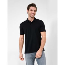 Brax Herren Poloshirt Style PETE, Schwarz, Gr. L