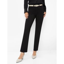 Raphaela by Brax Damen Five-Pocket-Hose Style PATTI STRAIGHT, Schwarz, Gr. 38