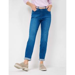 Raphaela by Brax Damen Schlupfhose Style LAVINA JOY STONED, denim blau, Gr. 46K