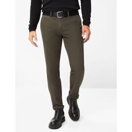 Eurex By Brax Herren Flatfronthose Style JÖRN, Khaki, Gr. 27