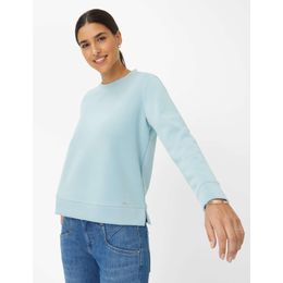 Brax Damen Sweatshirt Style BO, Hellblau, Gr. 34