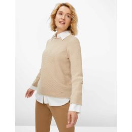 Brax Damen Style LESLEY, Beige, Gr. 44