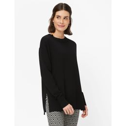 Brax Damen Strickpullover Style LEA, Schwarz, Gr. 34