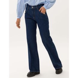 Brax Damen Palazzohose Style MAINE, Dunkelblau, Gr. 34