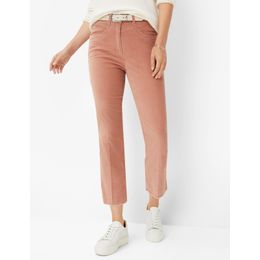 Raphaela by Brax Damen Cordhose Style LAURA KICK 6/8, Rosé, Gr. 36