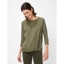 Brax Damen Shirt Style CLARA, Khaki, Gr. 34