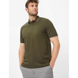 Brax Herren Poloshirt Style PETE, Khaki, Gr. L