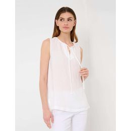 Brax Damen Bluse Style VITA, Weiß, Gr. 38